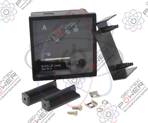 Generac G070045/070045/70045 AC Amp Meter Panel Mount 0-200A – Gentek ...