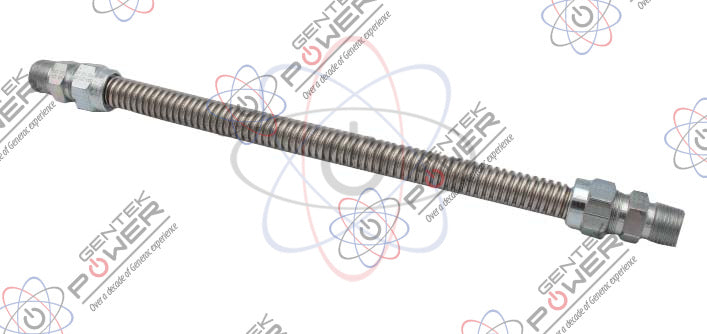 Generac 0F9968/0L4835A 1/2" Fuel Supply Flex Hose Replaces Rubber Flex ...