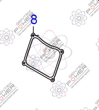 Generac 10000027002 Valve Cover Gasket For 459CC XT8000EFI Engines ...